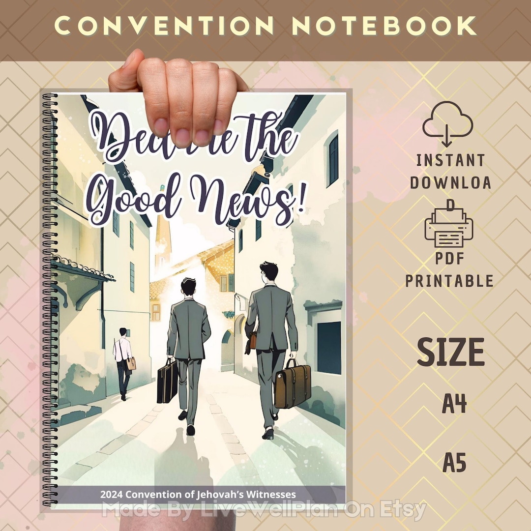Declare Good News Jw Convention 2024 Notebook Printable Pdf JW Assembly ...