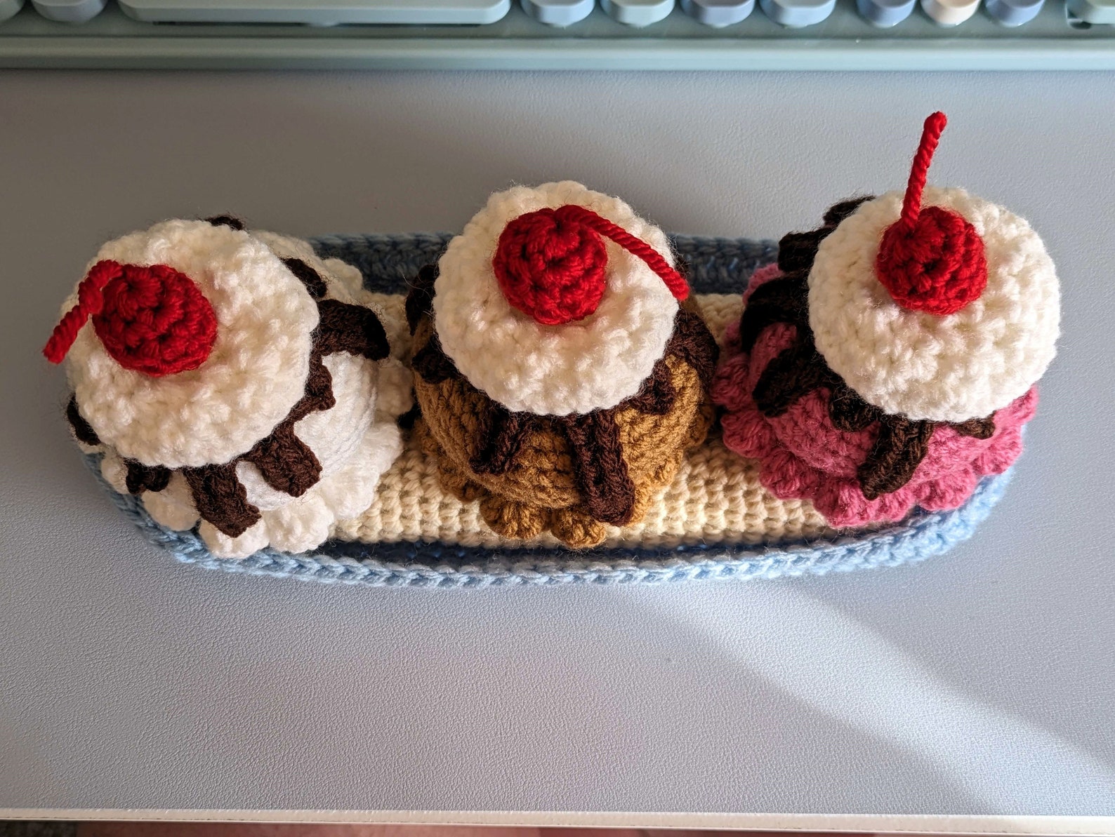 Crochet Banana Split Amigurumi Pattern - Etsy