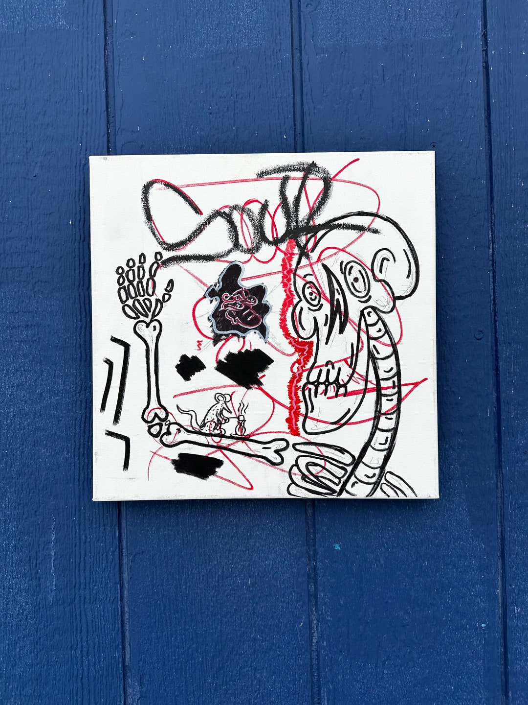 Skeleton Waving - Etsy