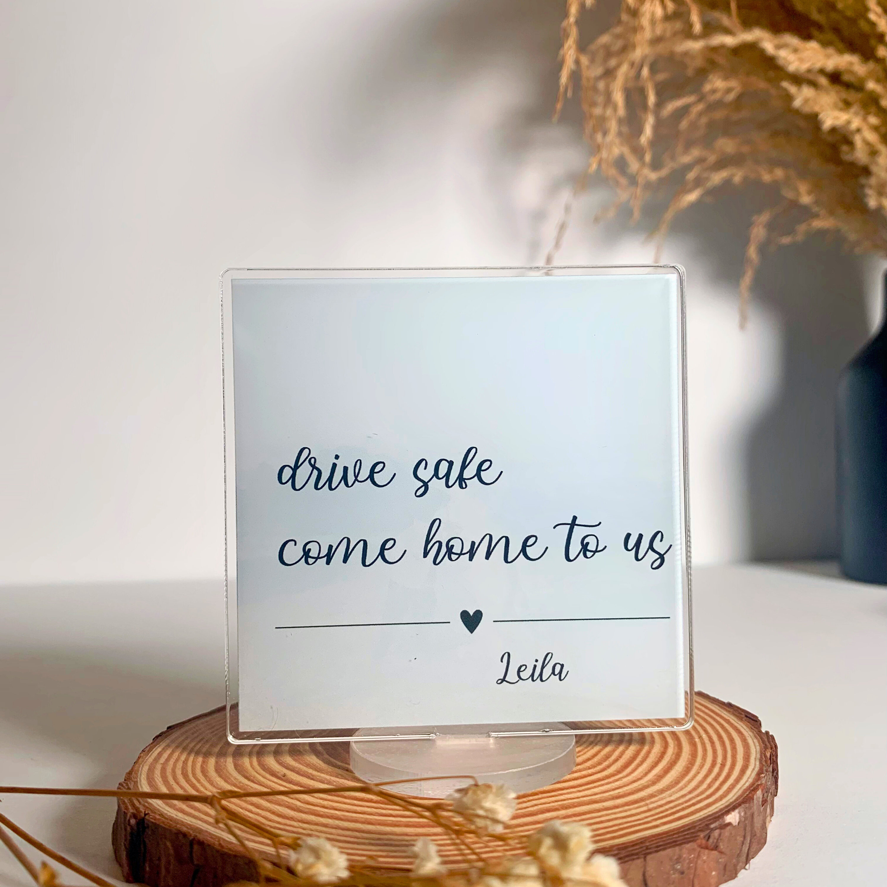 Personalized Drive Safe Car Dashboard Decor - Custom Photo Charm | New ...