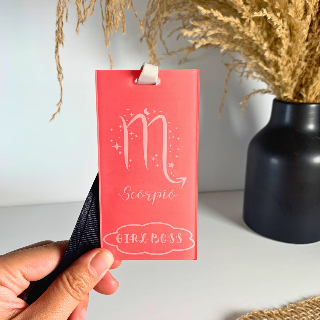Custom Badge Buddy Zodiac Signs- Personalized Acrylic Badge Buddy Rn ...