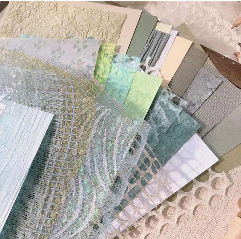 Mystery Scrap Paper Pack for Junk Journaling, Scrapbooking and Collage ...