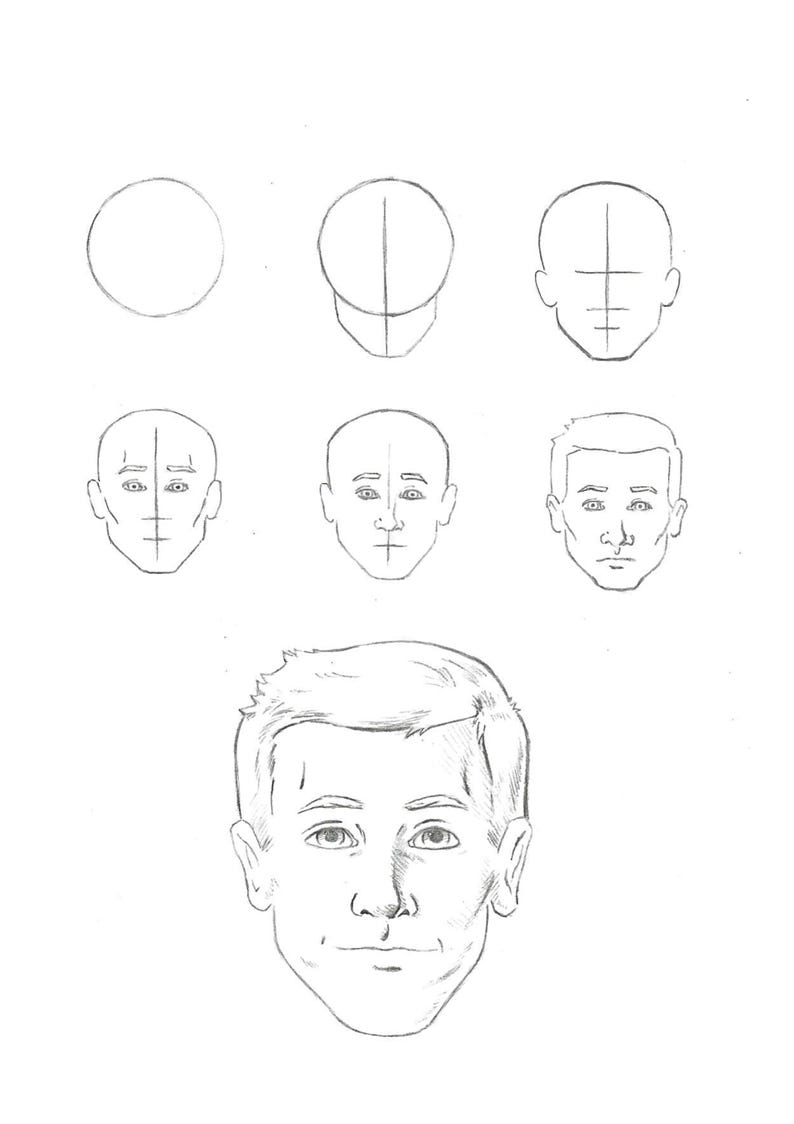 How to Draw the Head! - Etsy