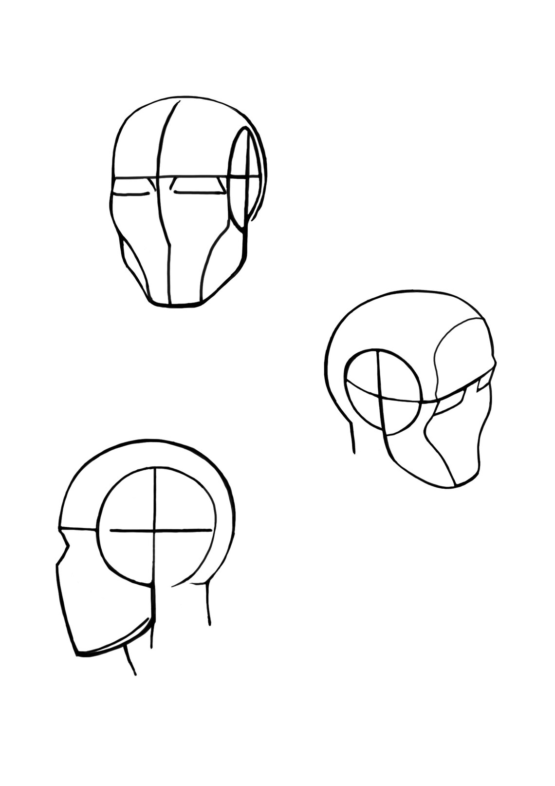 How to Draw the Head: Drawing From Any Perspective! - Etsy
