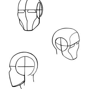 How to Draw the Head: Drawing From Any Perspective! - Etsy