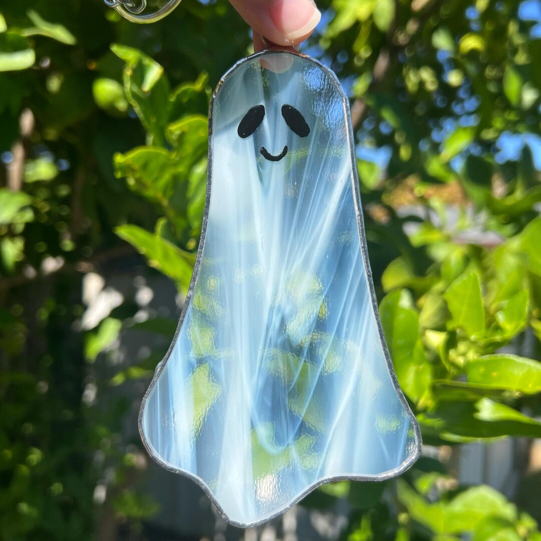 Mystery Ghost Stained Glass Suncatcher / Wall Hanging - Etsy