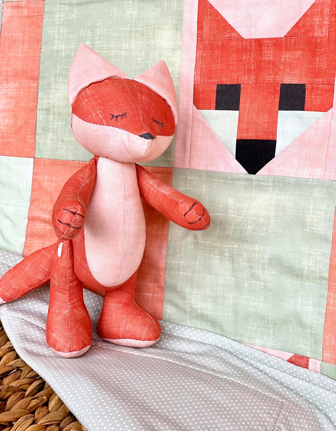 Red Fox Toy for Babies 12 In, Soft Toy Fox, Little Fox for Baby, Toys ...