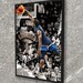 Anthony Edwards Poster Minnesota Timberwolves Framed Canvas Print ...