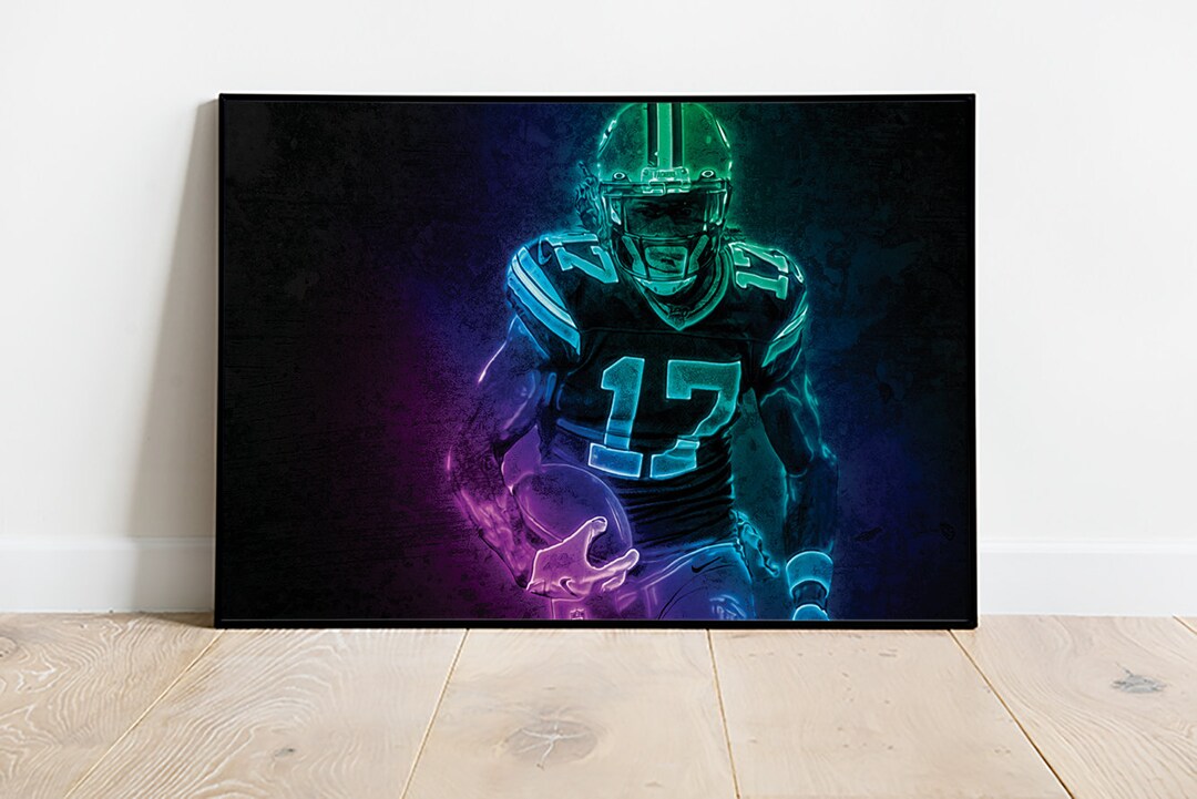 Davante Adams Poster Las Vegas Raiders Framed Canvas Print Football ...