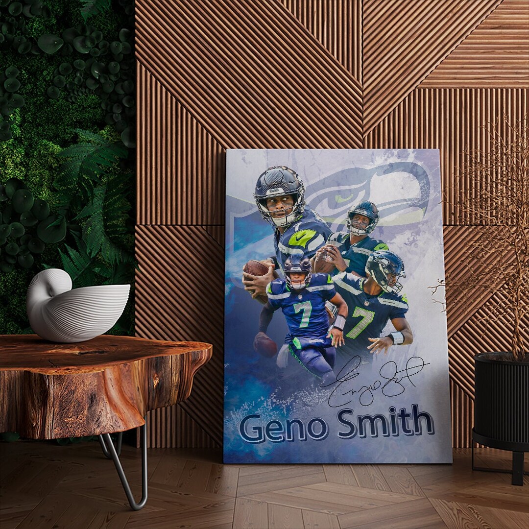 Geno Smith Poster Seattle Seahawks Framed Canvas Print Football Wall ...
