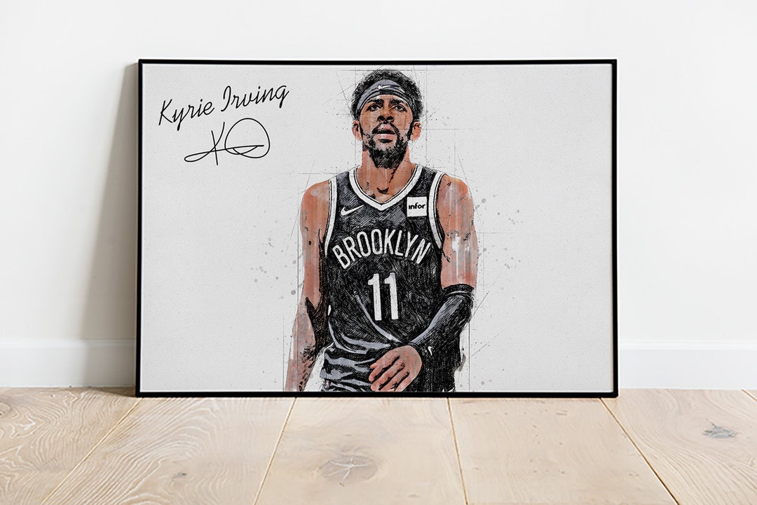 999 Kyrie Irving Wall Art Dallas Mavericks Framed Canvas Print ...