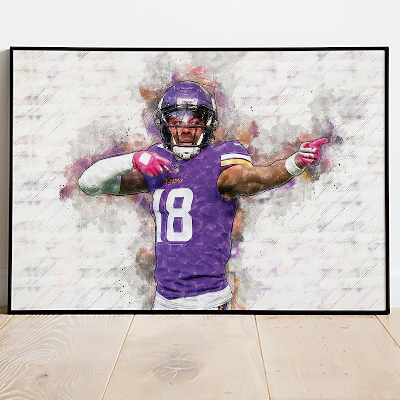 Justin Jefferson Poster - Etsy