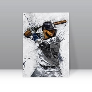 Fernando Tatis Jr Poster San Diego Padres Framed Canvas Poster Baseball ...