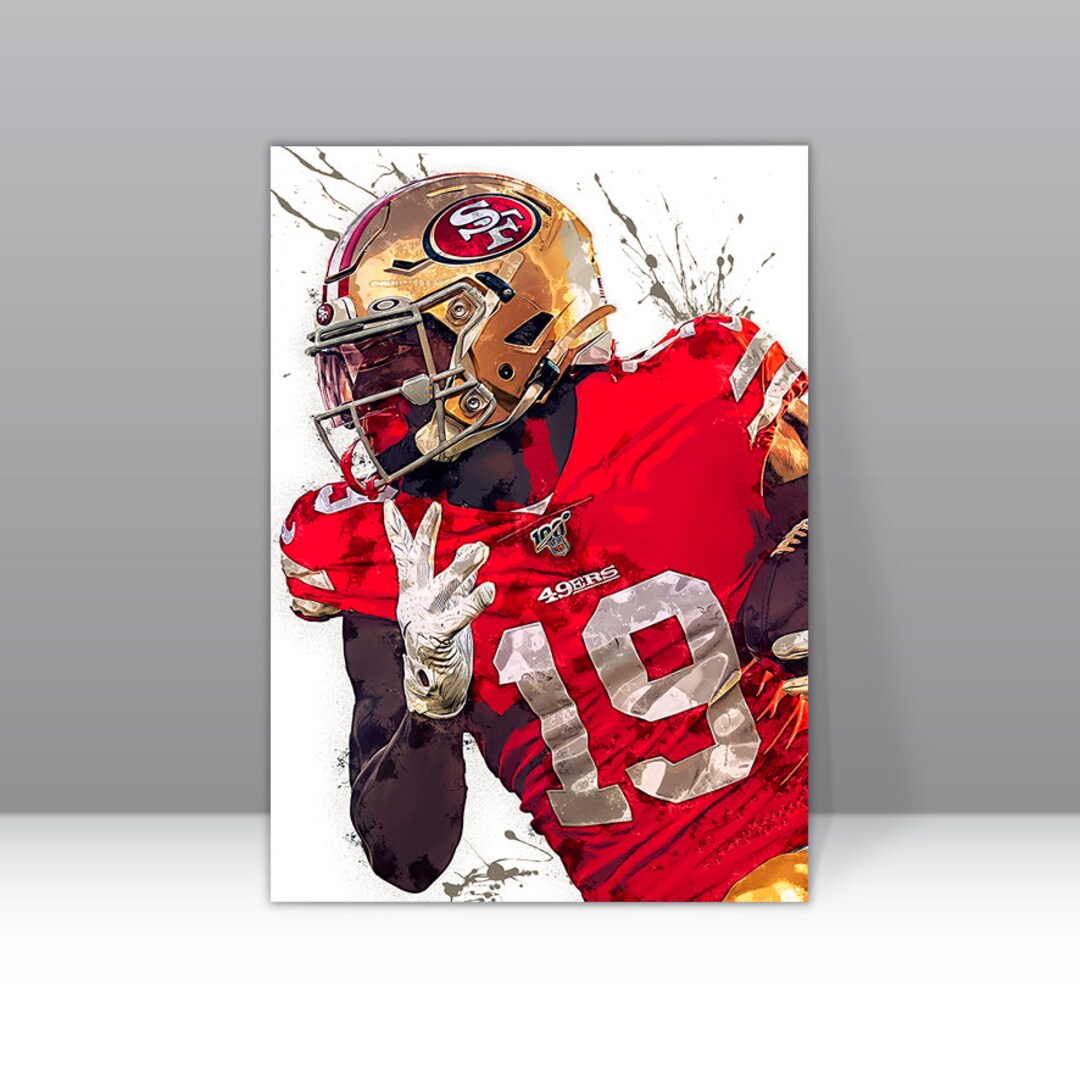 Deebo Samuel Poster San Francisco 49ers Framed Canvas Poster Football ...
