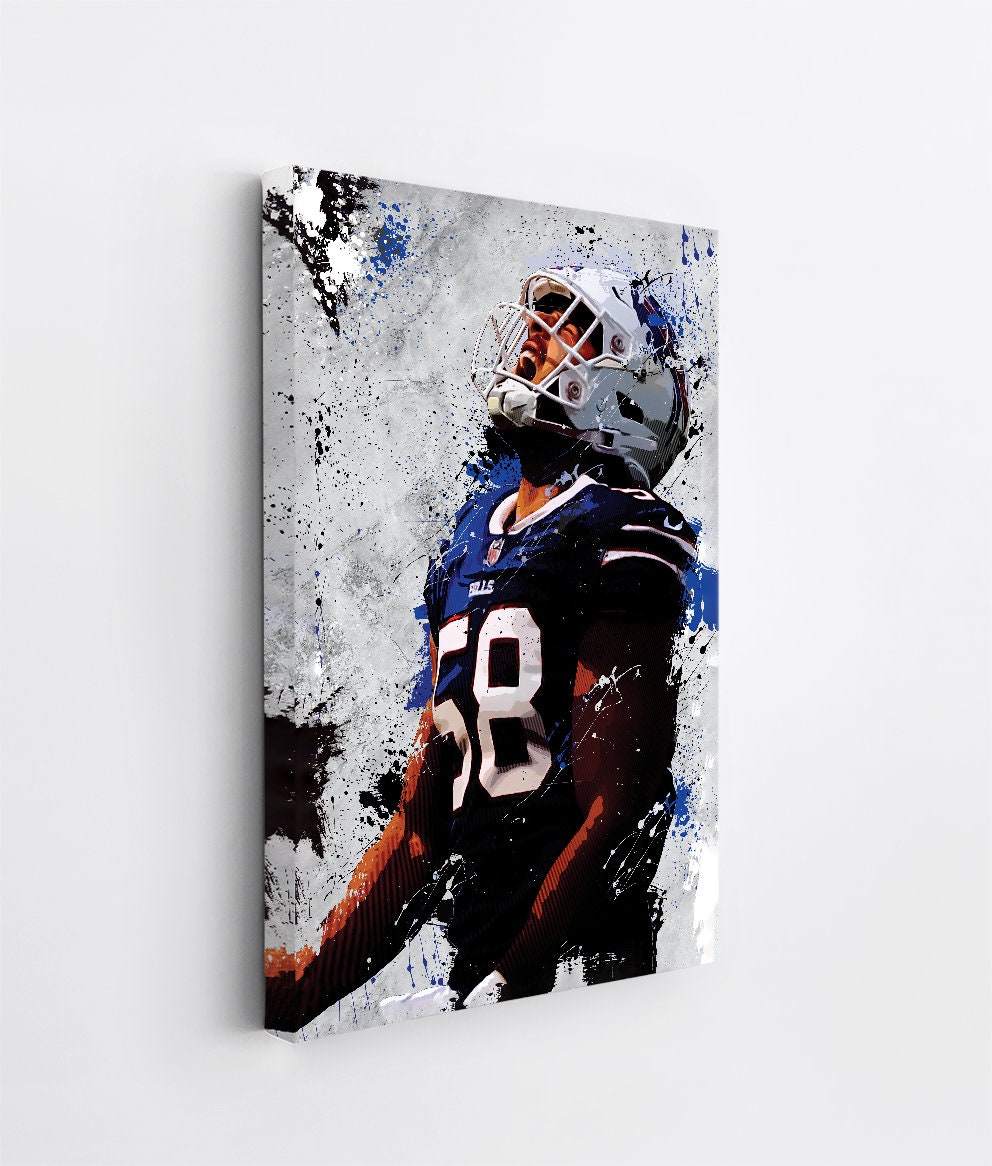 Matt Milano Poster Buffalo Bills Football Framed Canvas Print NFL Wall ...