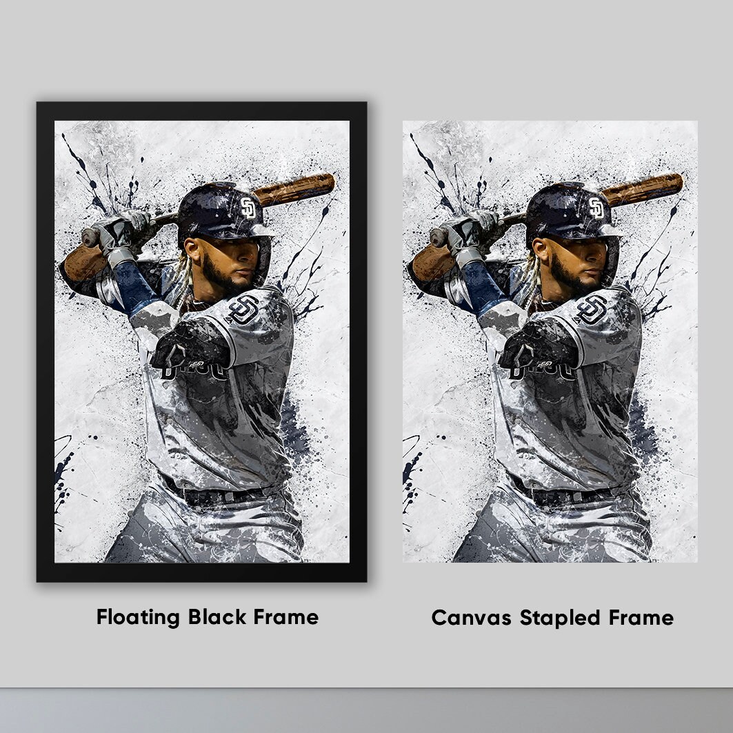Fernando Tatis Jr Poster San Diego Padres Framed Canvas Poster Baseball ...