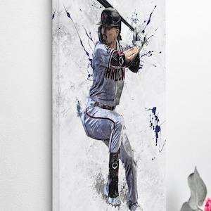Corbin Carroll Poster Arizona Diamondbacks Framed Canvas Print Baseball ...
