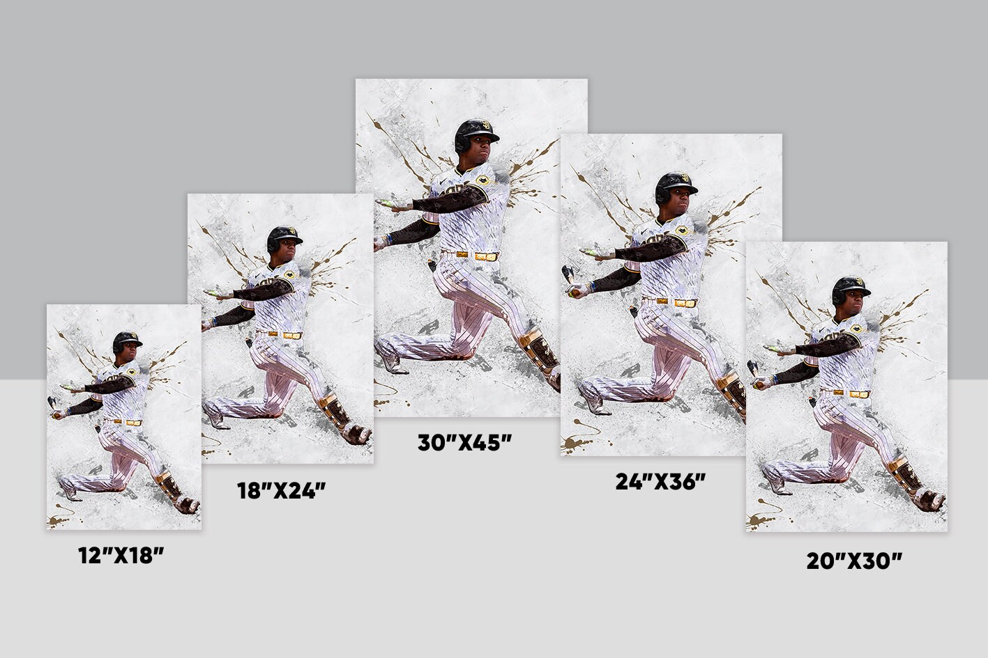 Manny Machado Poster, San Diego Padres Framed Canvas Print, Baseball ...