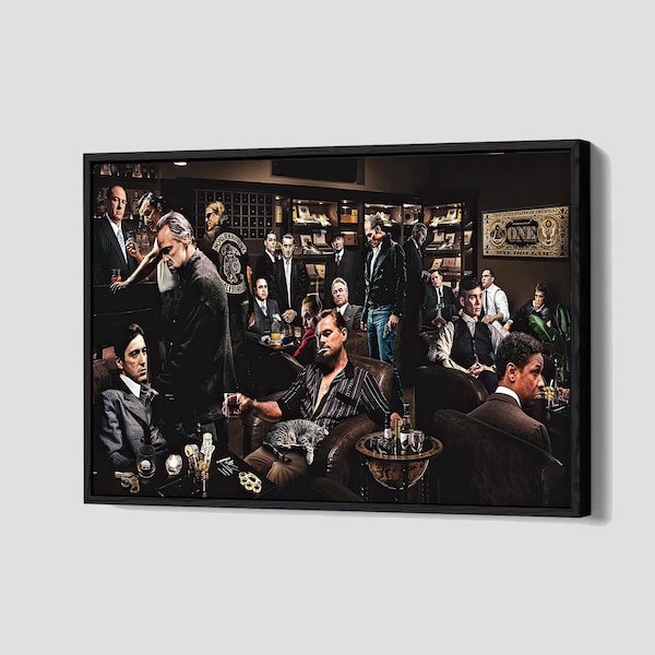 Mobster Art Painting - Etsy
