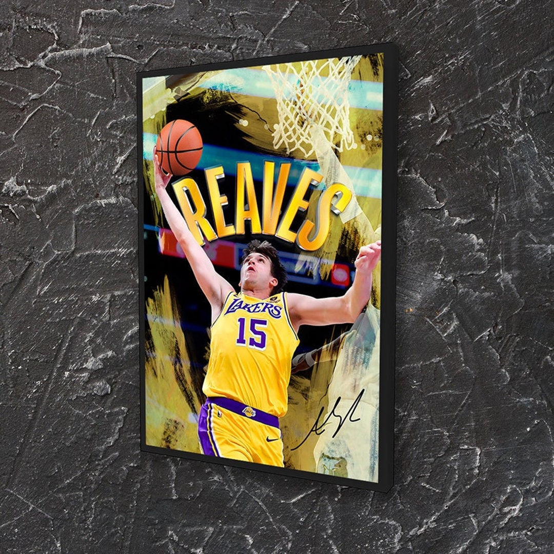 Austin Reaves Poster Los Angeles Lakers Framed Canvas Print Basketball ...