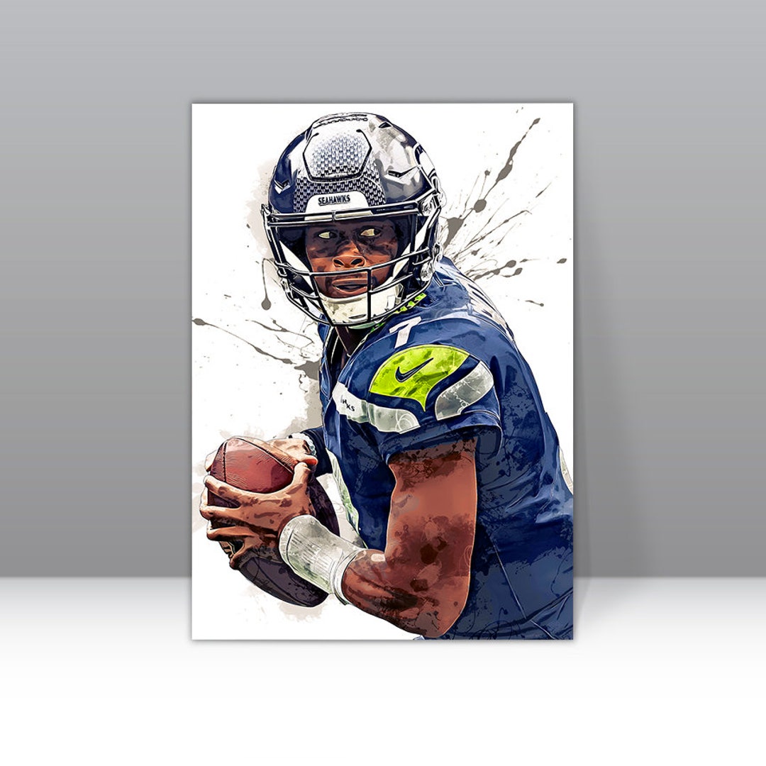 Geno Smith Poster Seattle Seahawks Framed Canvas Poster Football Wall ...