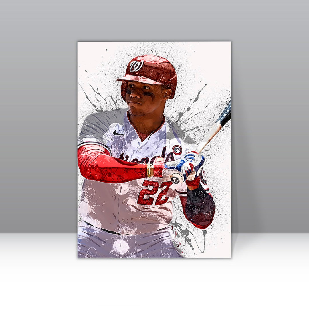 Juan Soto Poster New York Yankees Framed Canvas Poster Baseball Wall ...