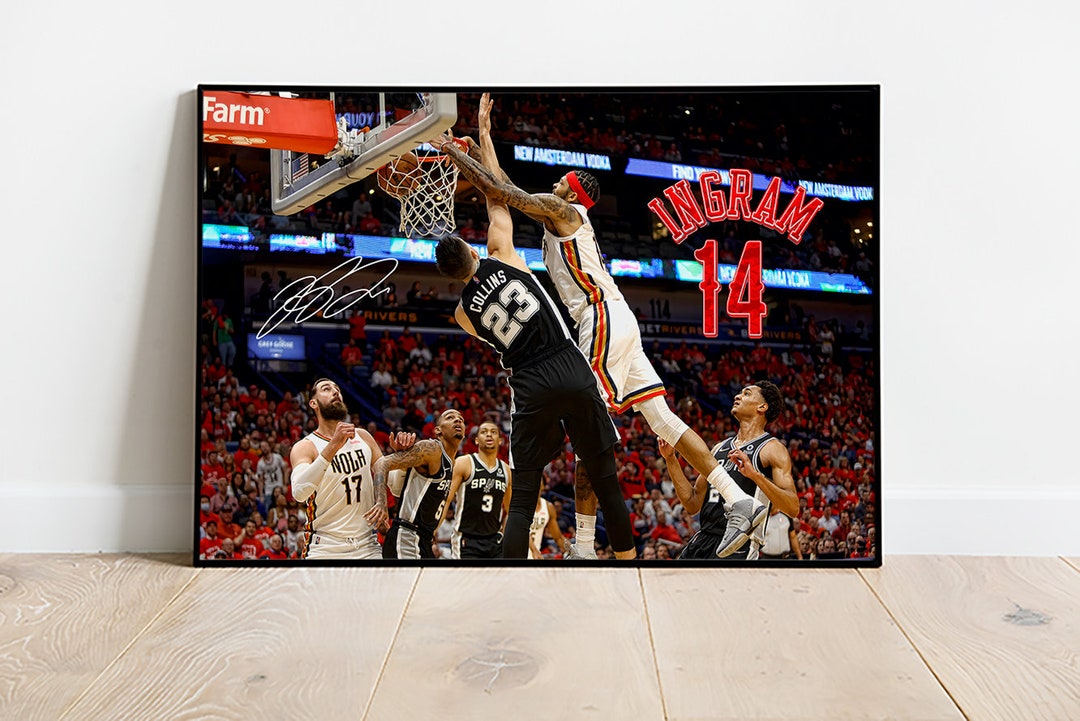 Brandon Ingram Poster New Orleans Pelicans Framed Canvas Print ...