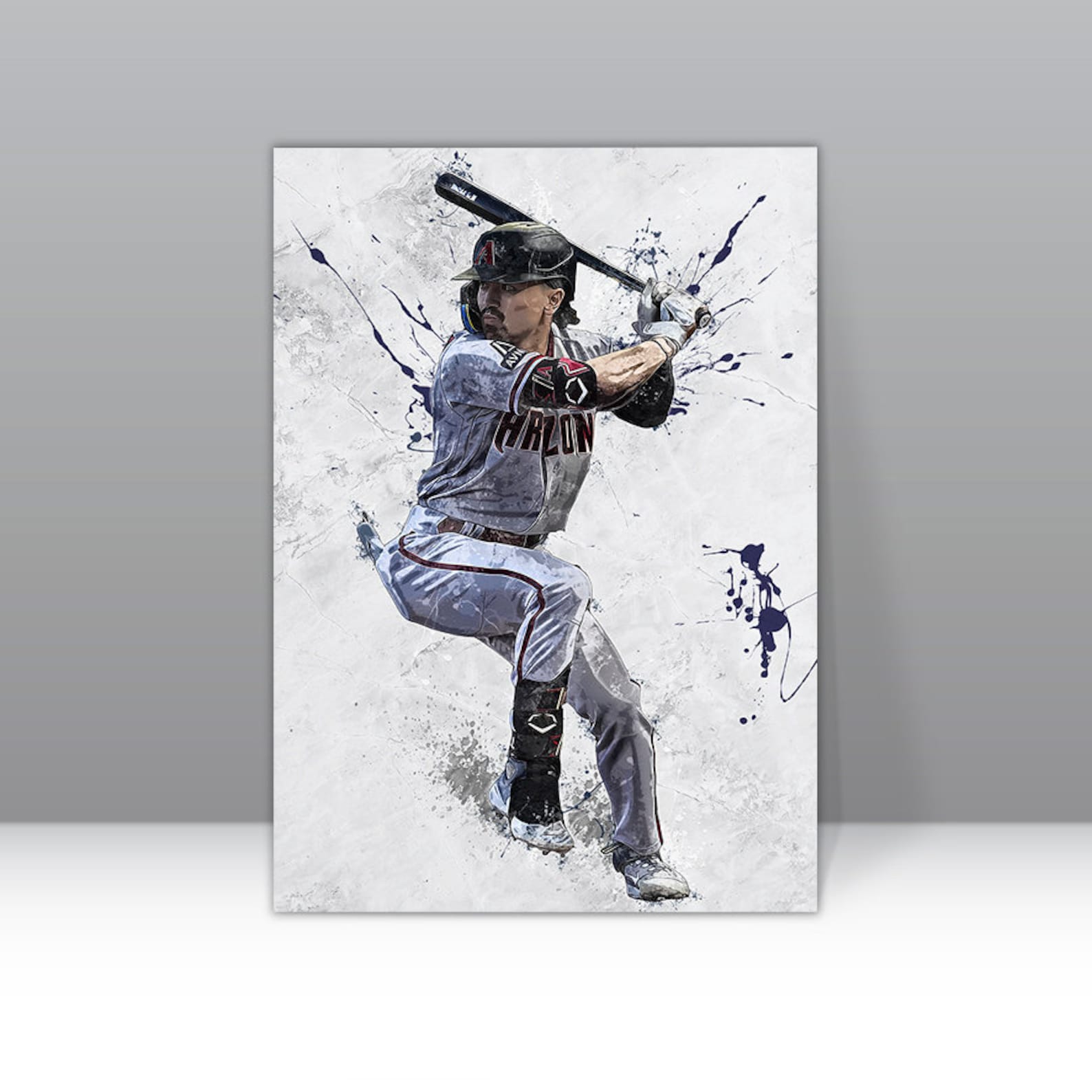 Corbin Carroll Poster Arizona Diamondbacks Framed Canvas Print Baseball ...