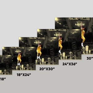 Stephen Curry Wall Art Golden State Warriors Framed Canvas Poster ...