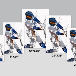 Mookie Betts Poster Los Angeles Dodgers Framed Canvas Print Baseball ...