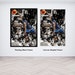 Anthony Edwards Poster Minnesota Timberwolves Framed Canvas Print ...