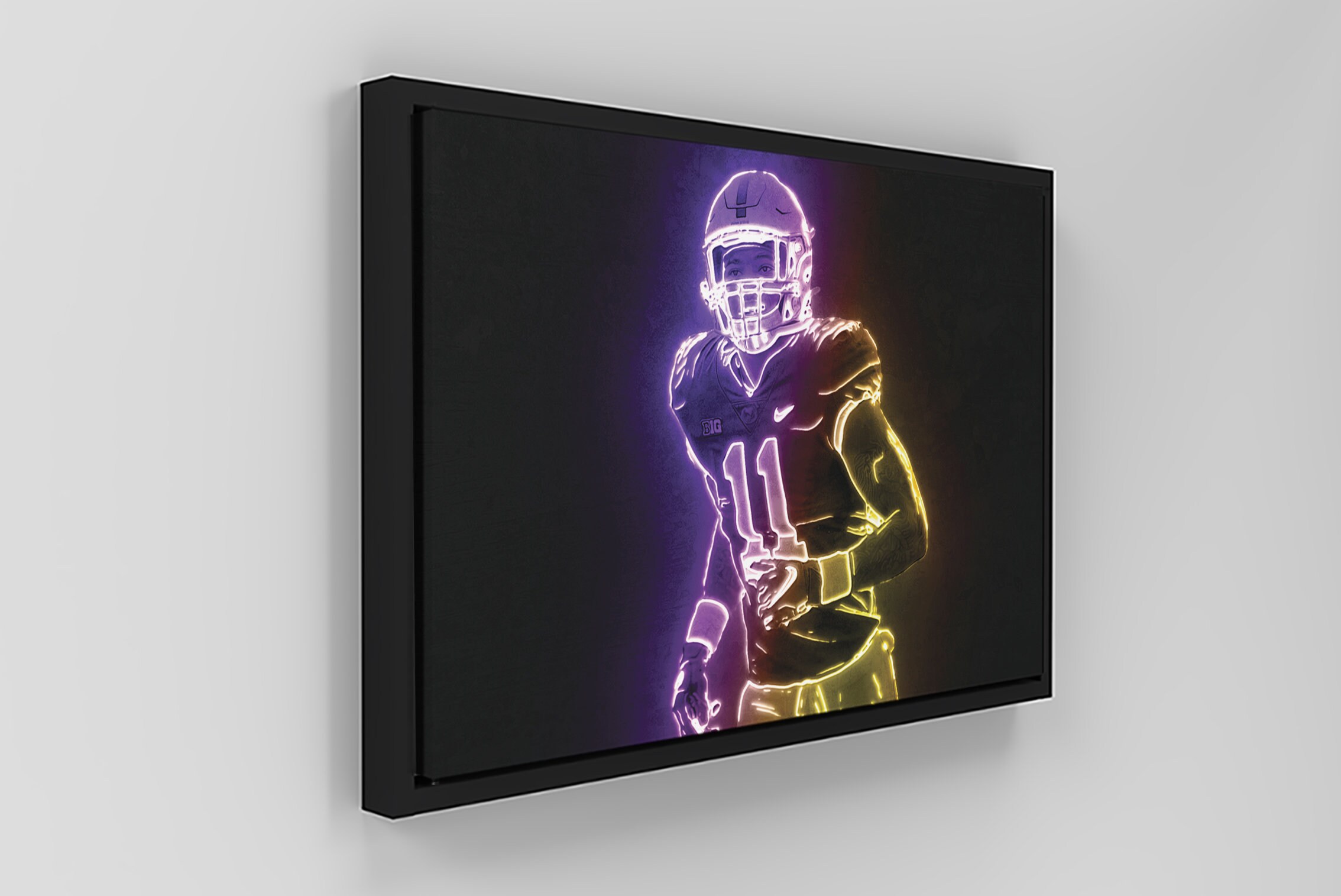 Micah Parsons Poster Dallas Cowboys Framed Canvas Print Basketball Wall ...