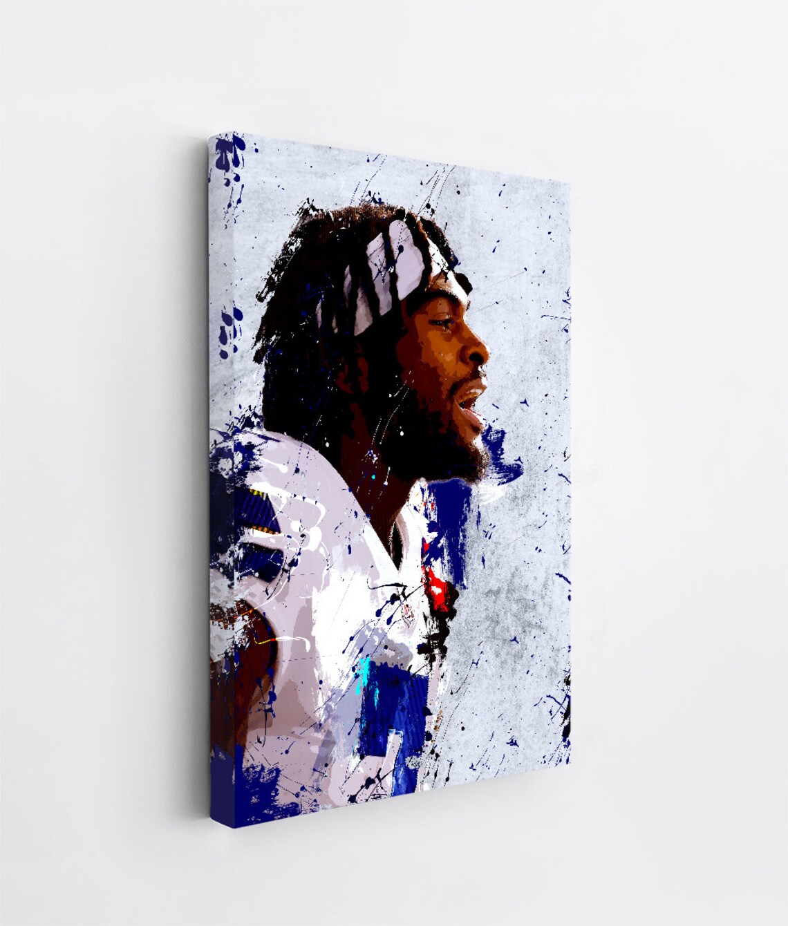 Trevon Diggs Poster Dallas Cowboys Framed Canvas Print Football Wall ...