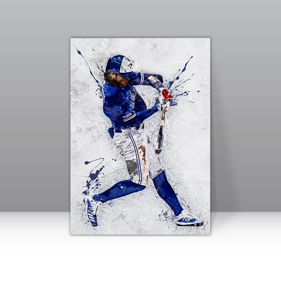Bo Bichette Poster Toronto Blue Jays Framed Canvas Poster Baseball Wall ...
