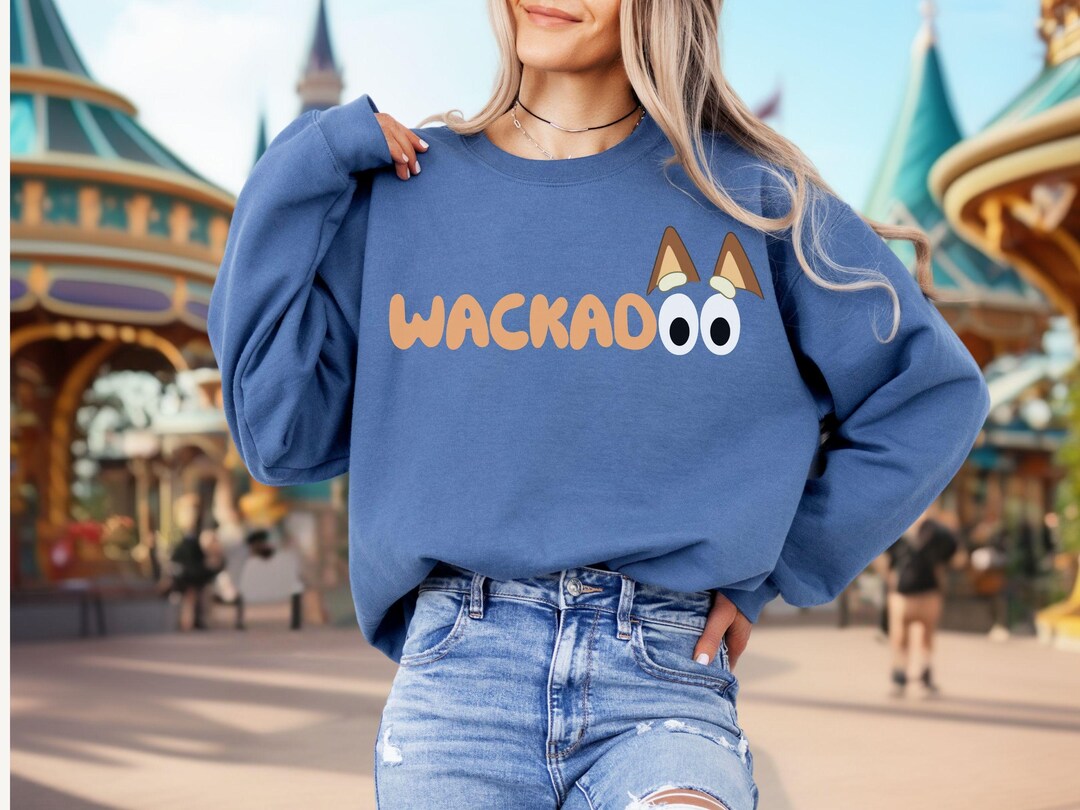 Bluey Inspired Wackadoo Shirt, Trendy Mom Tee - Etsy