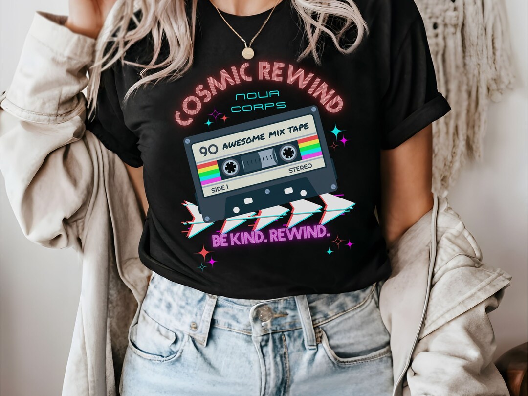 Cosmic Rewind, Subtle Disney Bella Canvas Short Sleeve T-shirt, Disney ...