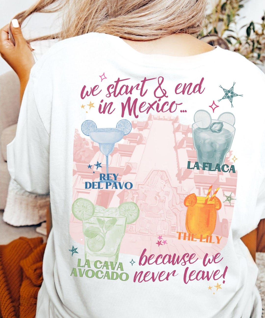 Margs Por Favor Comfort Colors Tee, Epcot Mexico Pavilion Shirt - Etsy