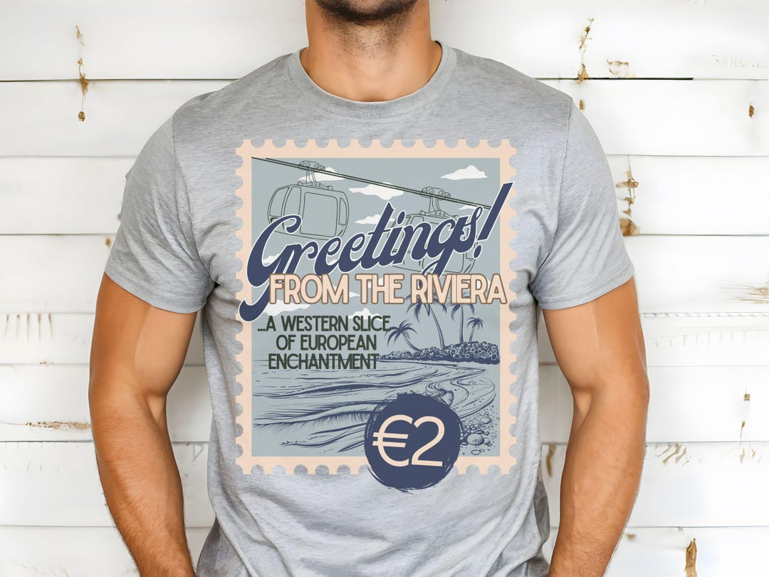 Riviera, Subtle Disney Bella Canvas Unisex Short Sleeve T-shirt, Disney ...