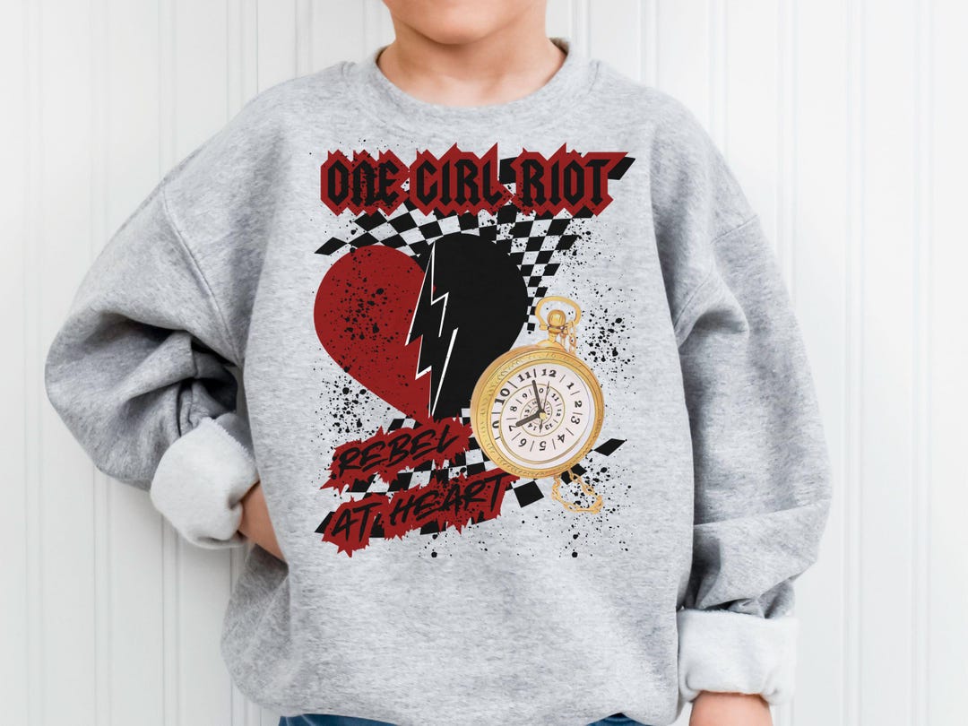 Rise of Red, Subtle Theme Park Youth Crewneck Sweatshirt, Disney Sweatshirt, Descendants - Etsy
