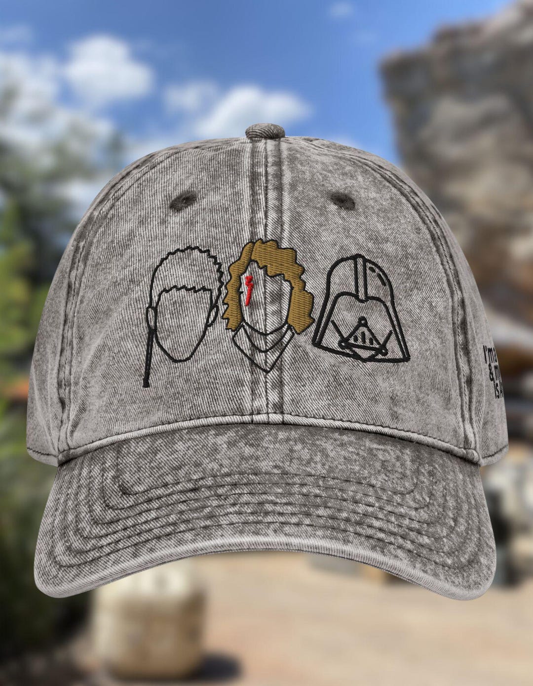 Anakin Skywalker Hat: Star Wars Embroidered Twill Dad Cap - Etsy