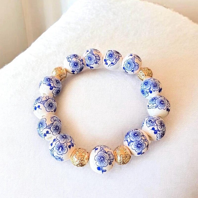 Delft Blue Beads - Etsy