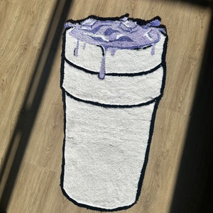 LEAN CUP Handmade Tufted Rug - Etsy