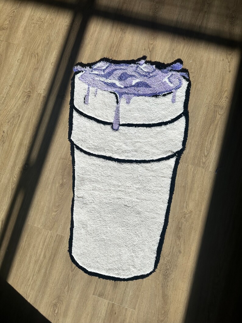 LEAN CUP Handmade Tufted Rug - Etsy