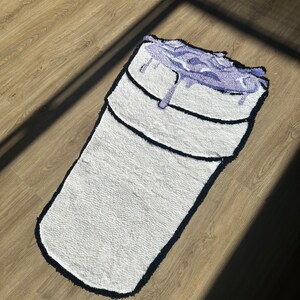 LEAN CUP Handmade Tufted Rug - Etsy