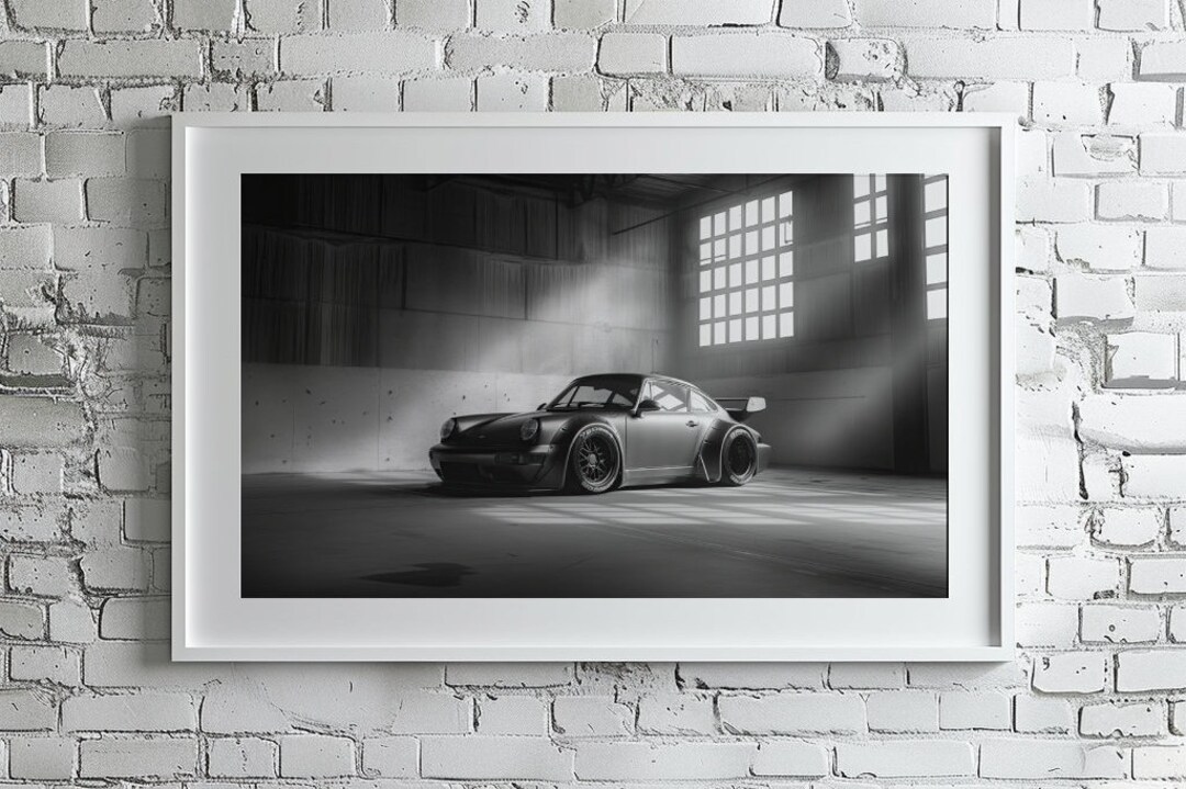 Porsche 911 Industrial PHYSICAL PRINT - Etsy