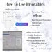 Bucket List | Planner Printable | PDF Instant Download | 4.9x6.9 In - Etsy