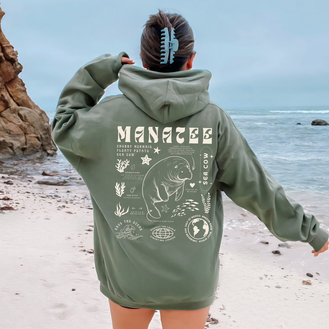 Protect the Manatee Shirt Manatee Hoodie Manatee Sweatshirt Vsco Hoodie ...