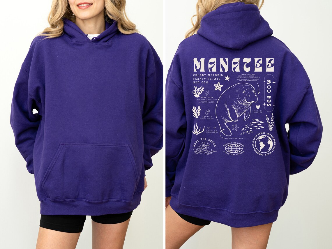 Protect the Manatee Shirt Manatee Hoodie Manatee Sweatshirt Vsco Hoodie ...