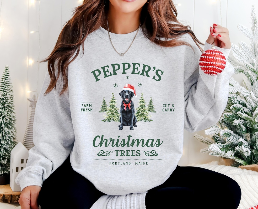 Labrador Retriever Christmas Sweatshirt Labrador Retriever Shirt ...