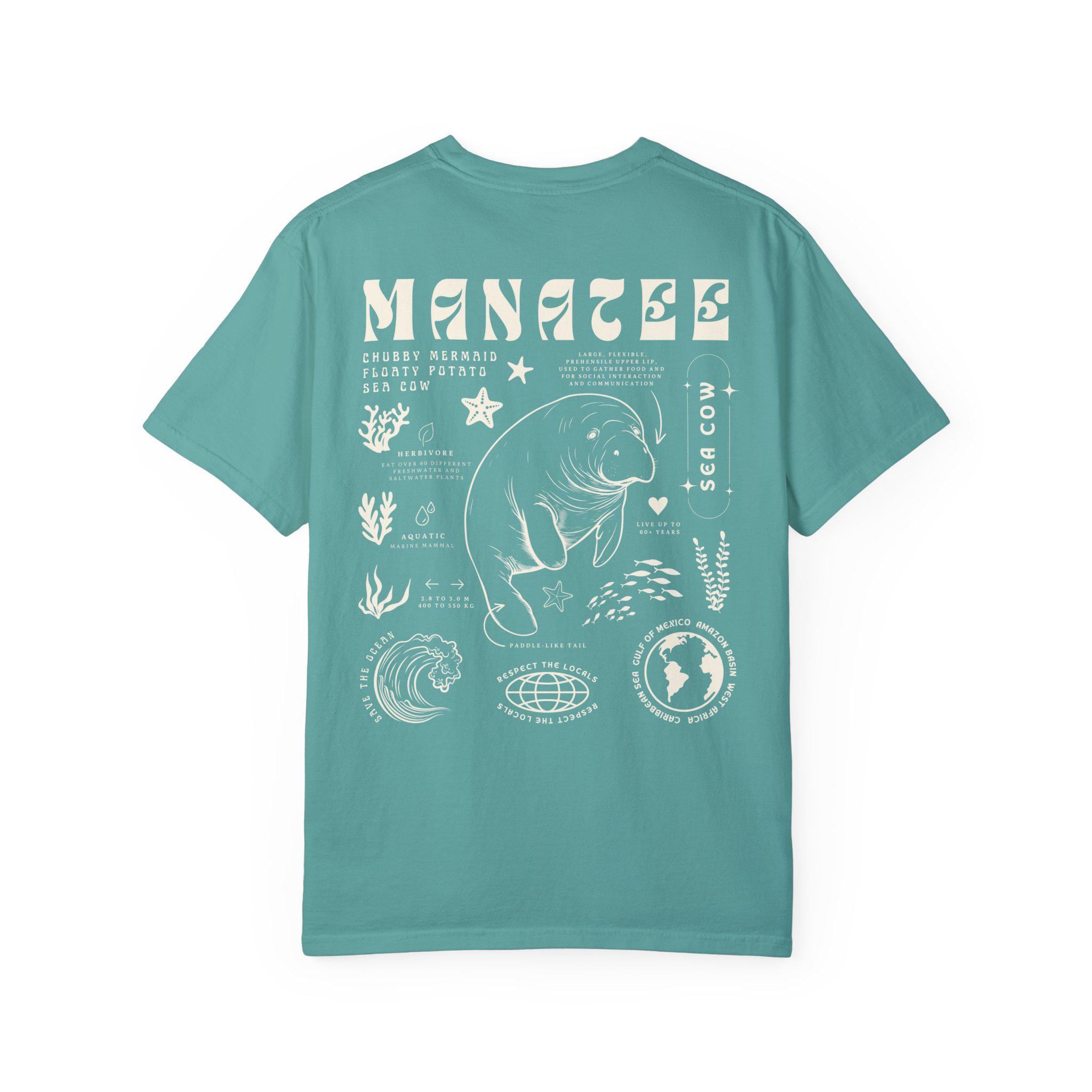 Manatee Shirt, Manatee Tee, Cute Manatee Tshirt, Marine Biology Shirt ...